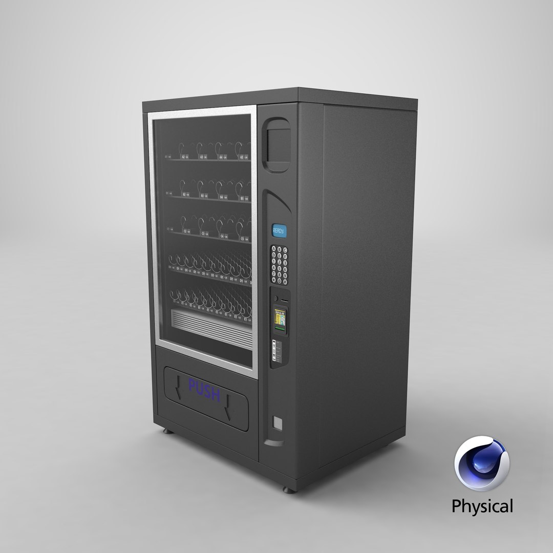 3D Vending Machine Model - TurboSquid 1457994