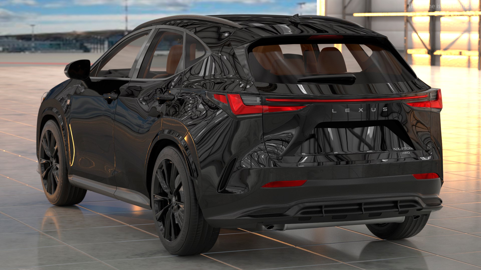 3D 2024 Lexus NX Black Rigged model - TurboSquid 2160539