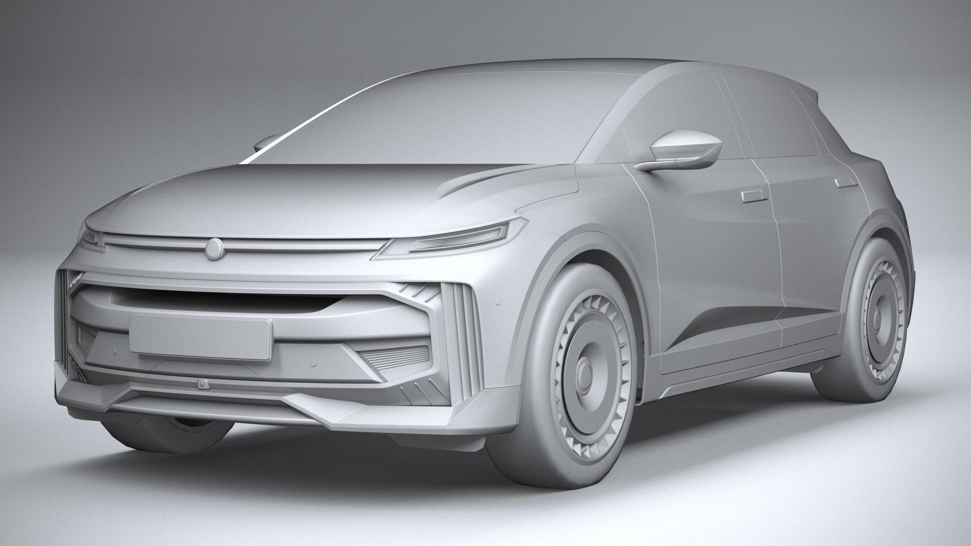 3D model Generic Crossover v1 2023 LowPoly - TurboSquid 2032670