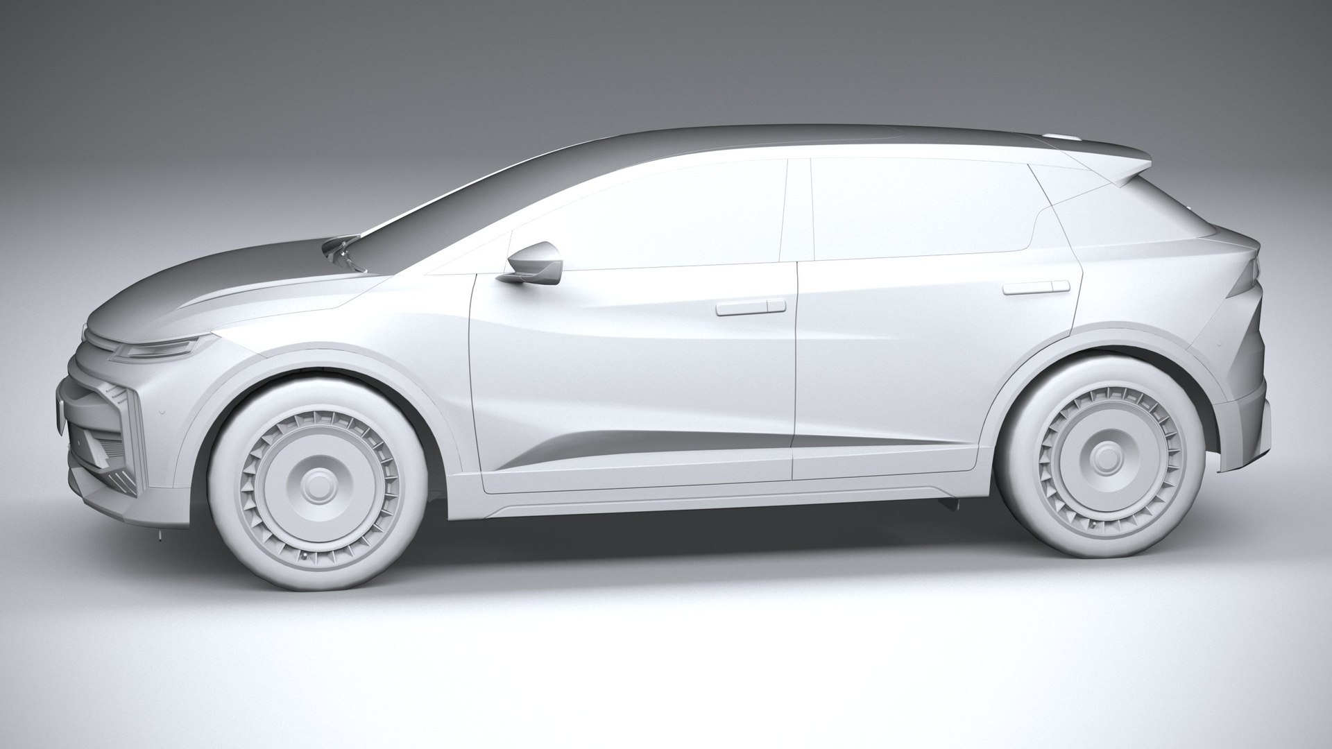 3D model Generic Crossover v1 2023 LowPoly - TurboSquid 2032670