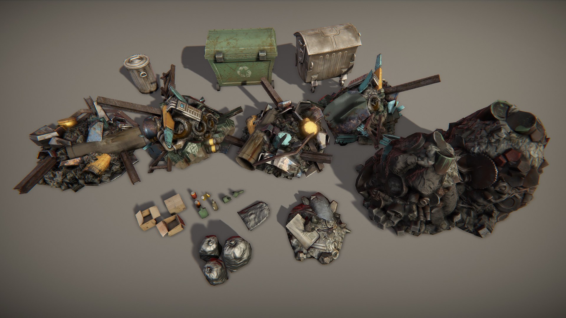Garbage Piles Heap 3D - TurboSquid 1498810