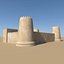 Desert Fort 3d Model