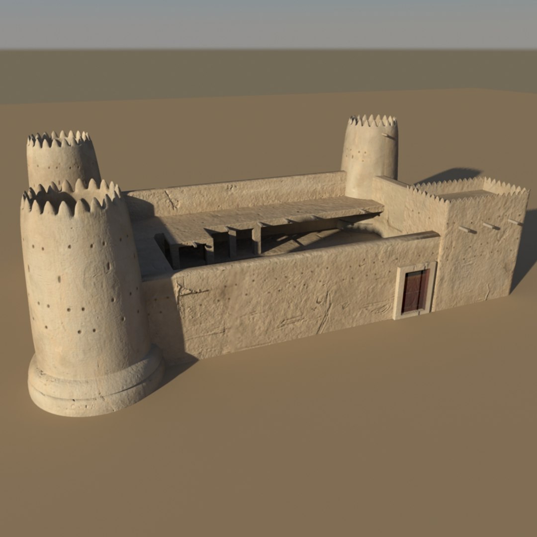 Desert Fort 3d Model
