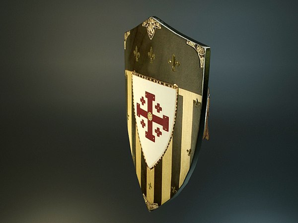 shield jerusalem 3d model