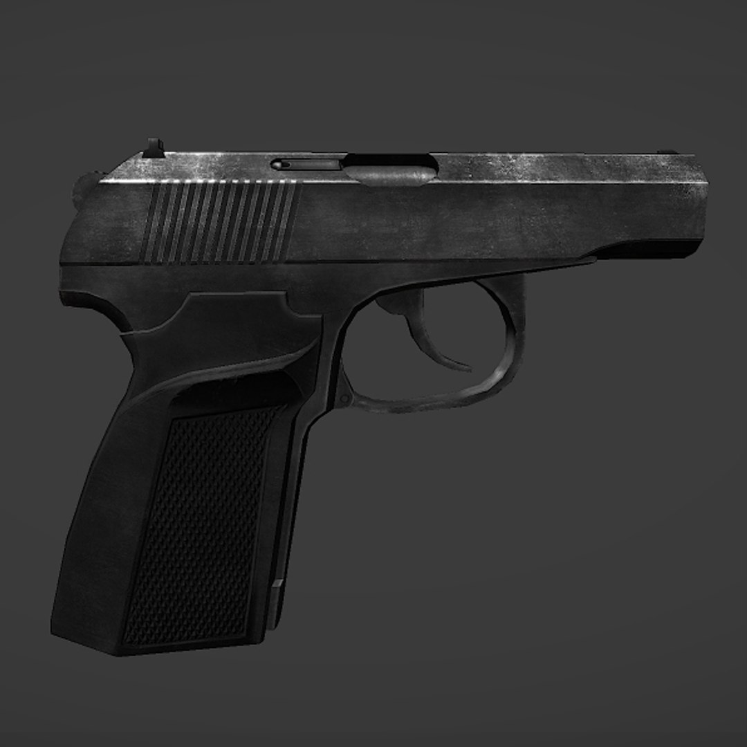 Pmm-12 Makarov Pistol 3d 3ds