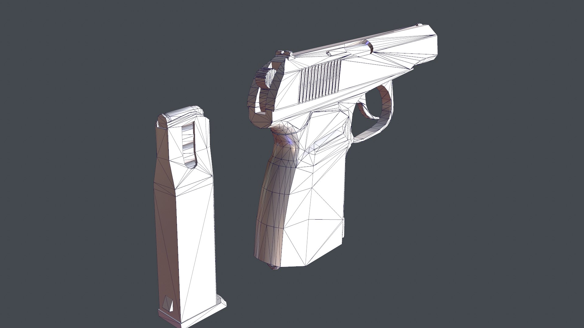 Pmm-12 Makarov Pistol 3d 3ds