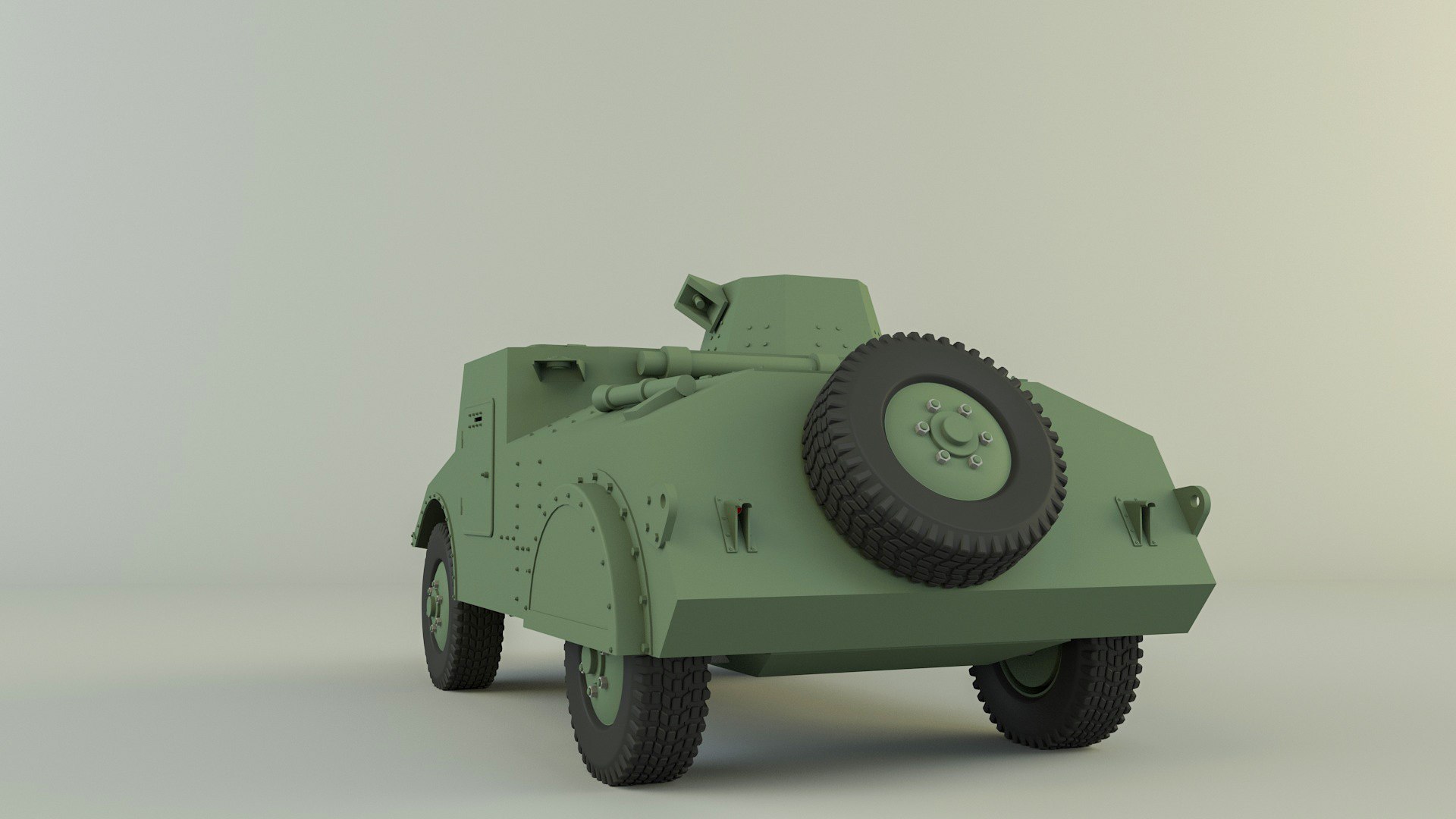 3D Morris 2 Military Vehicle Model - TurboSquid 2323295