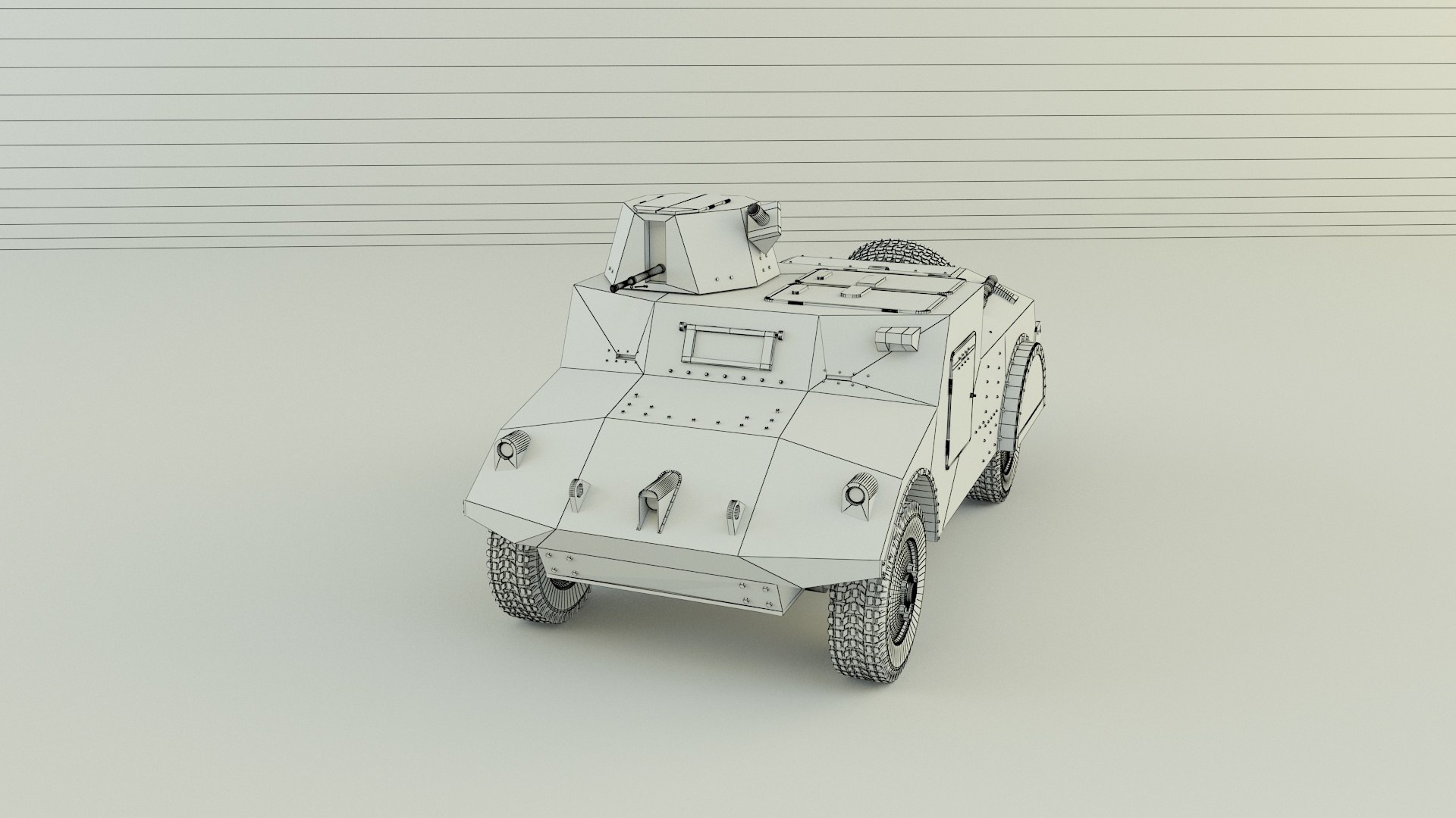 3D Morris 2 Military Vehicle Model - TurboSquid 2323295