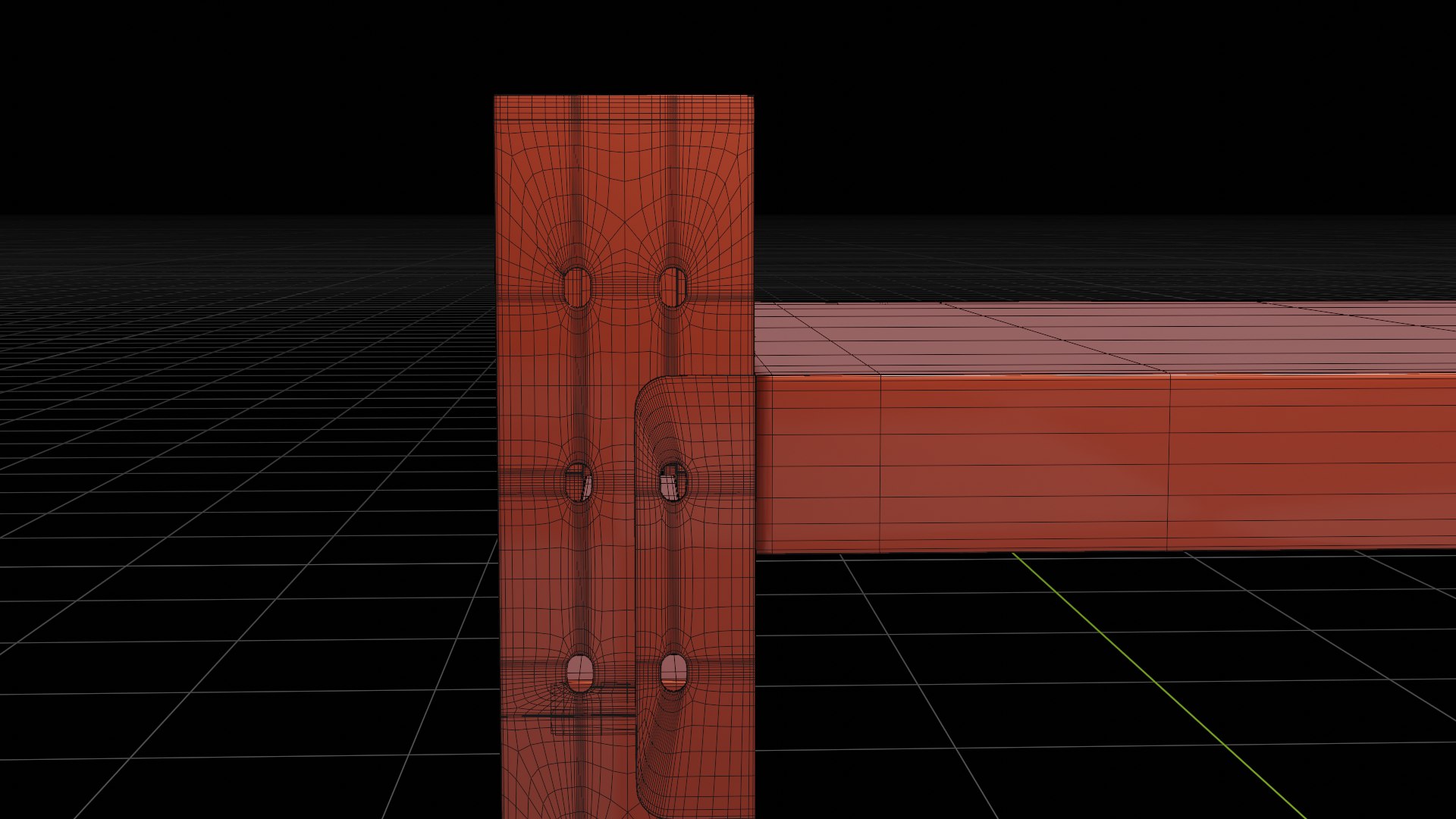 Black Shelf 3D Model - TurboSquid 2075809