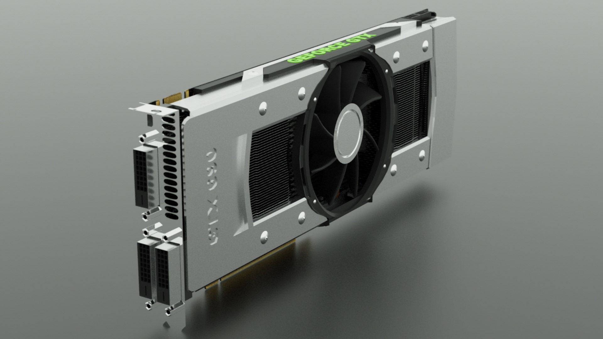 3d Model Of Gtx 690