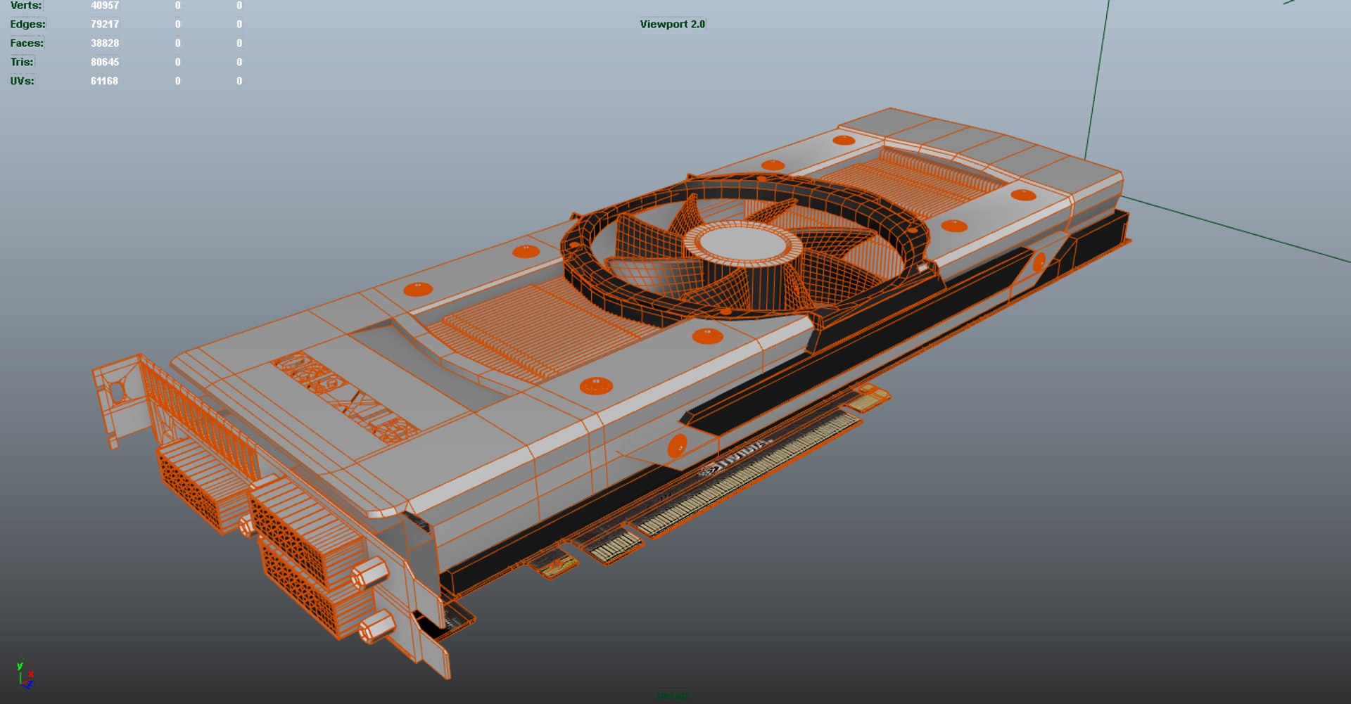 3d Model Of Gtx 690