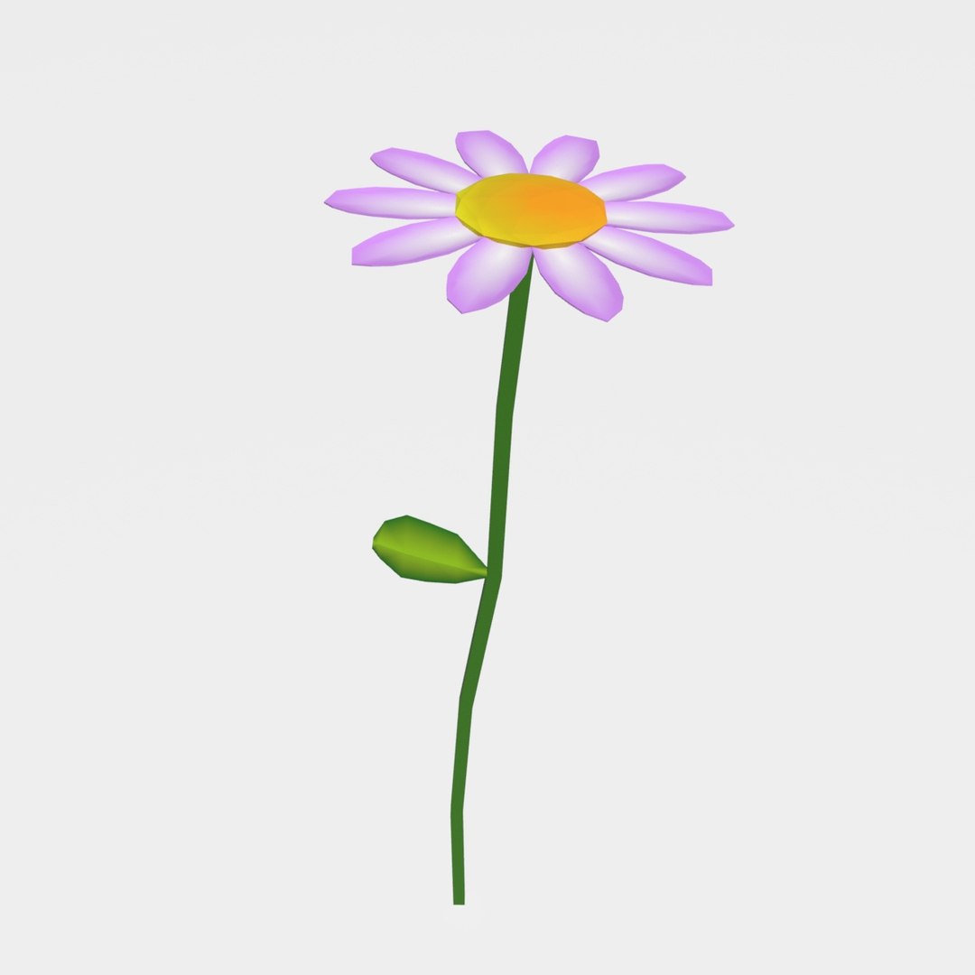 3D Model Stylized Flower - TurboSquid 1983074
