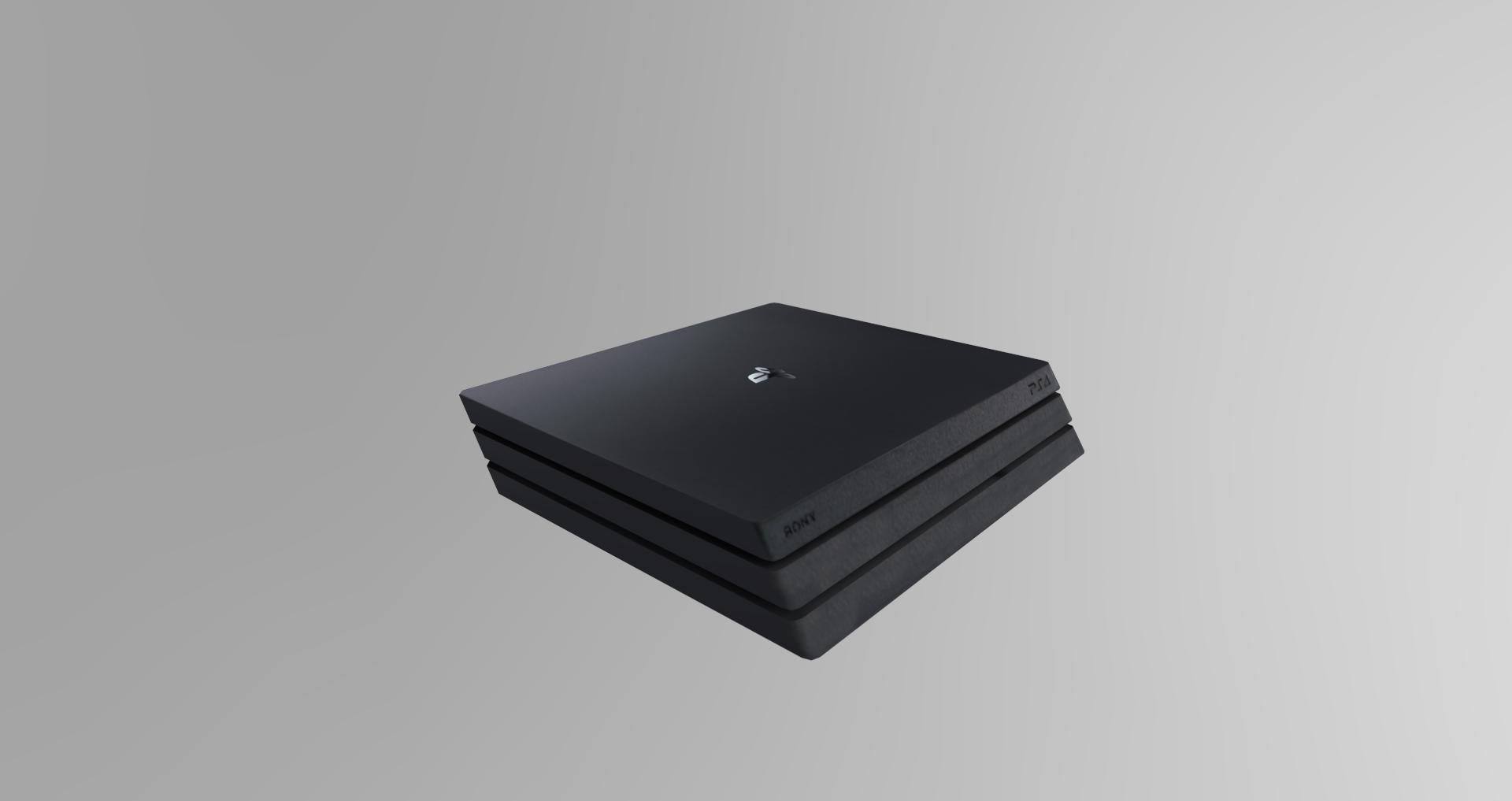 Ps4 Pro 3D Model - TurboSquid 1355219