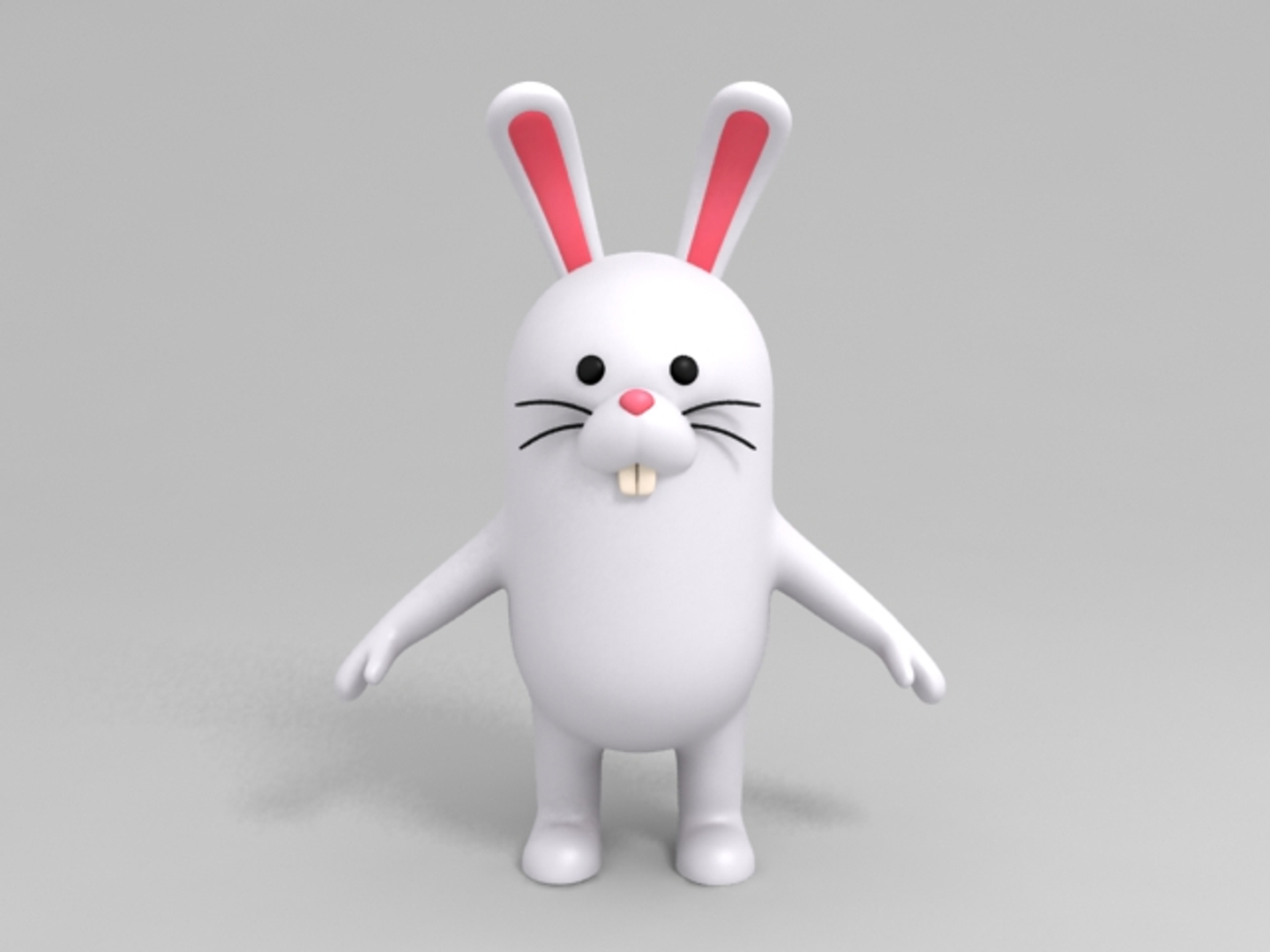 3D Rabbit Character Cartoon - TurboSquid 1266081