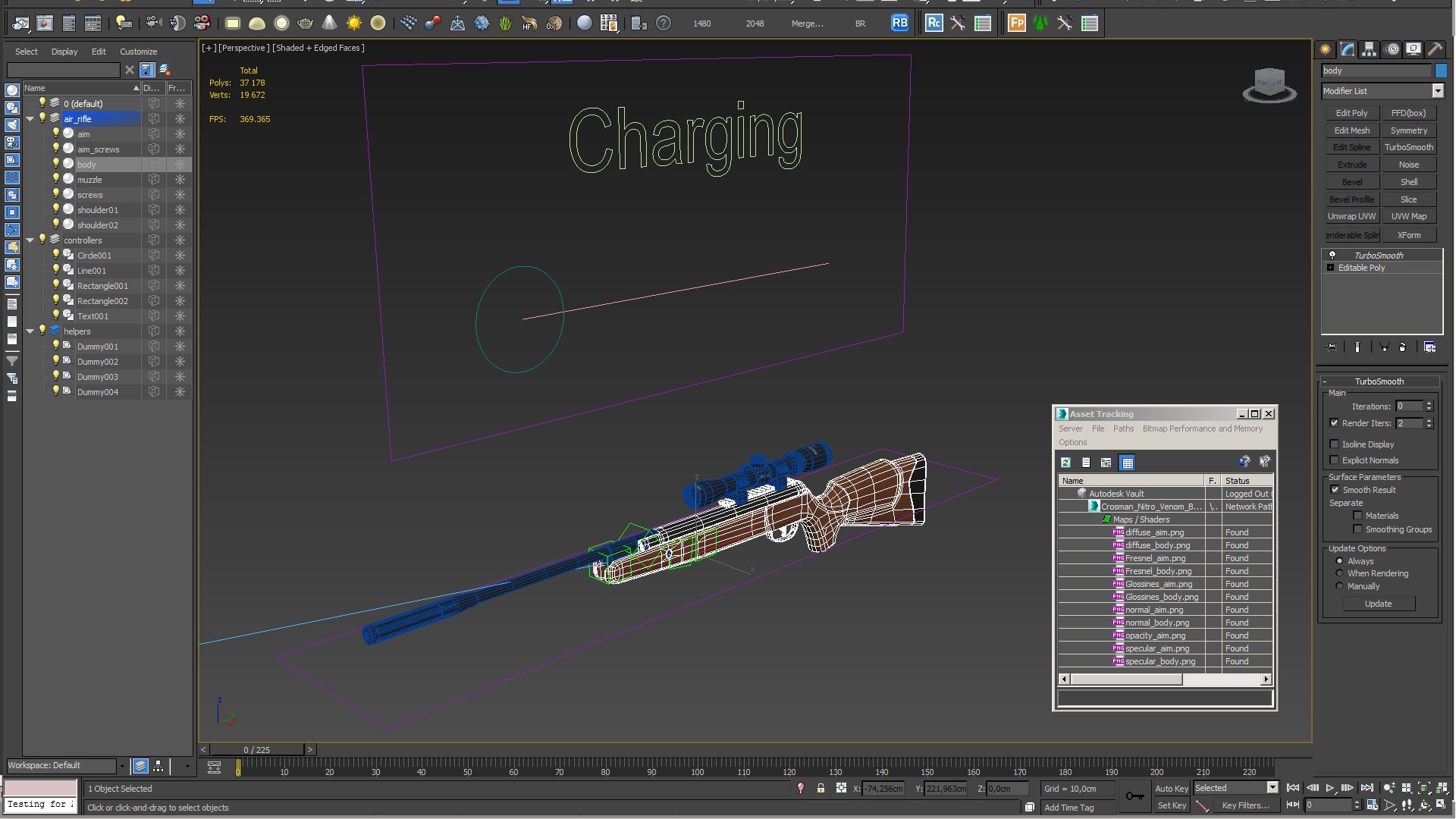 3D Crosman Nitro Venom Break Model - TurboSquid 1439040