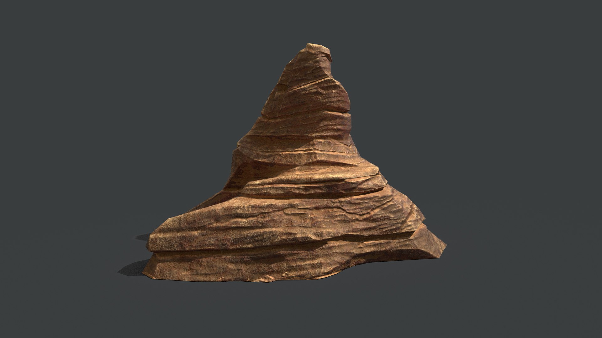 3D Red Rock Sandstone 3 Model - TurboSquid 2134570