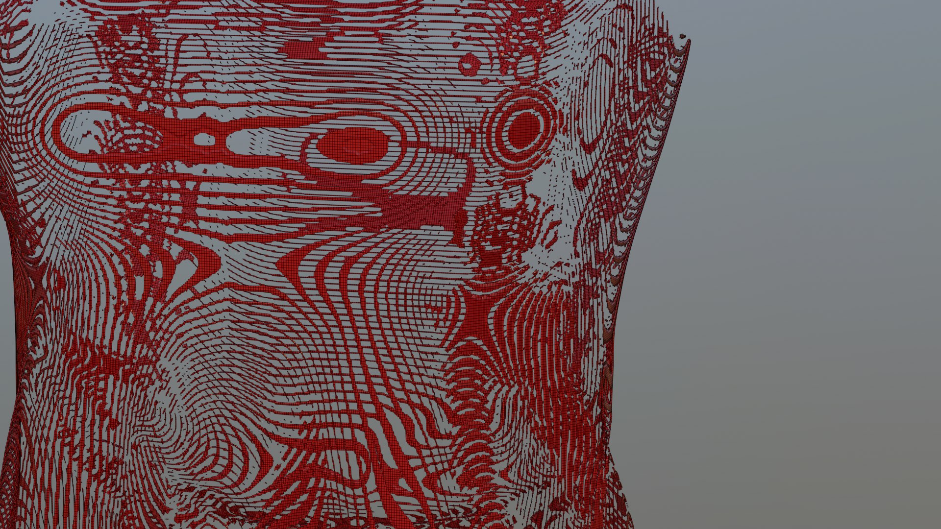 3D Model Red Top Mesh - TurboSquid 2038742