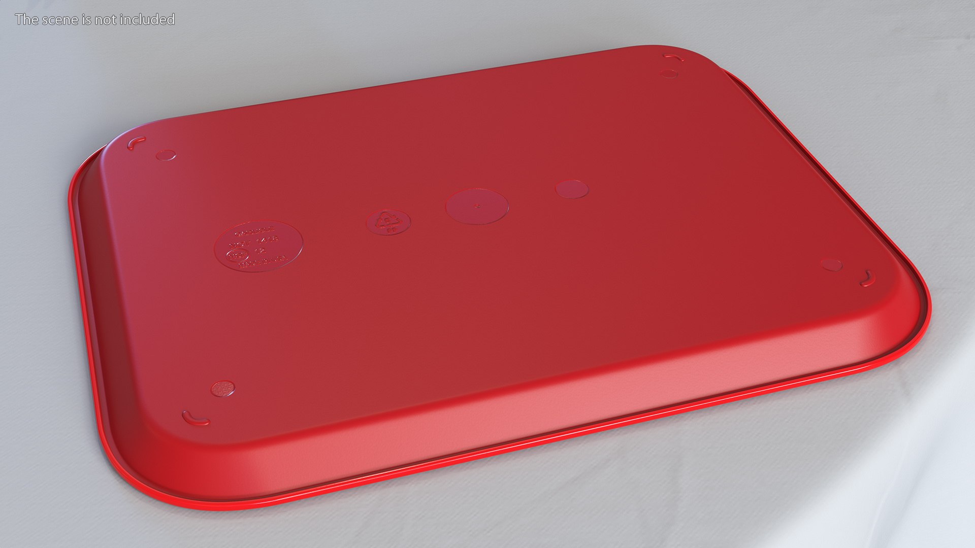 Plastic Fast Food Tray Red 3D - TurboSquid 1950858