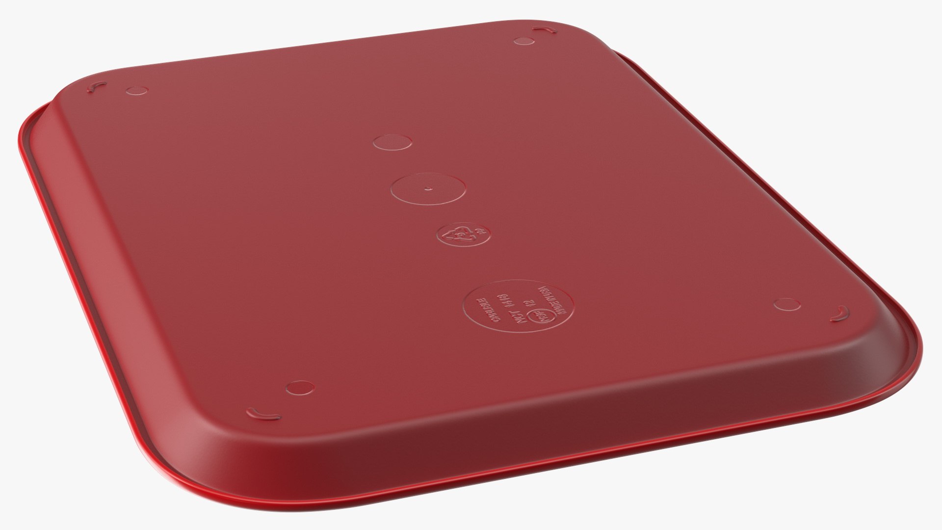 Plastic Fast Food Tray Red 3D - TurboSquid 1950858
