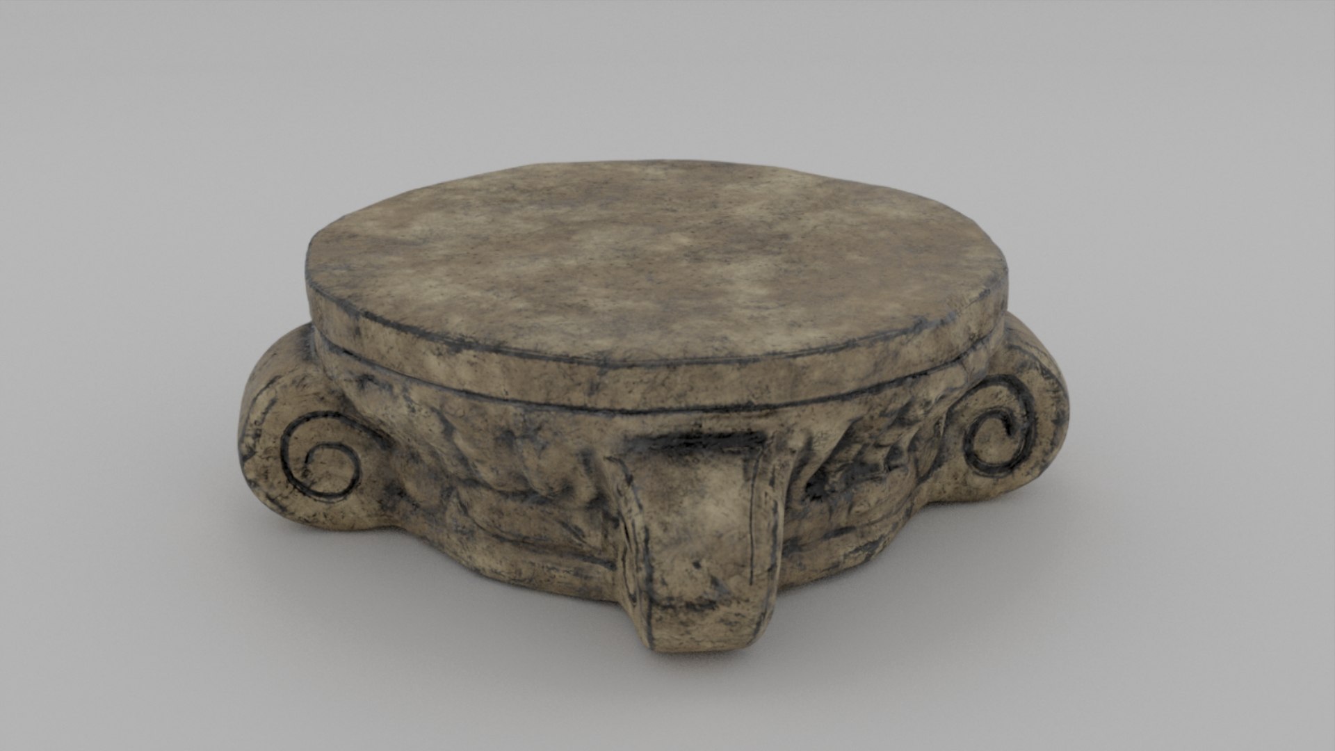 3D roman platform - TurboSquid 1362414