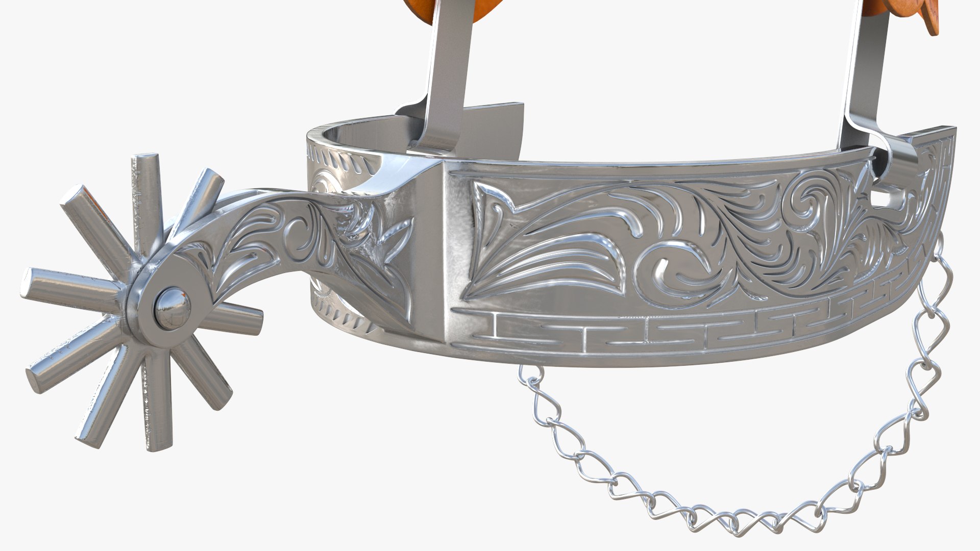 Cowboy Spurs With Belt 3D - TurboSquid 1902175