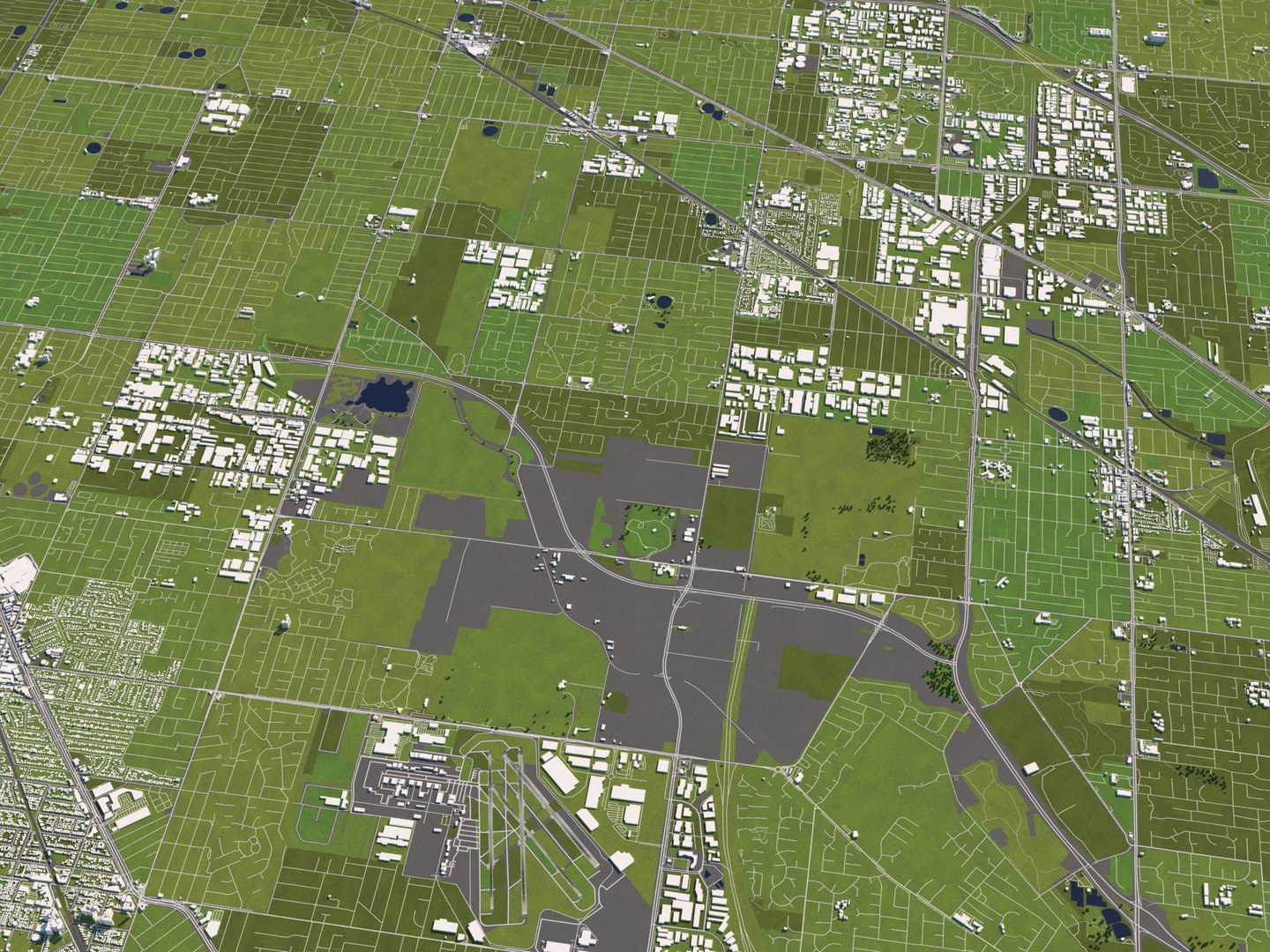 3D Buildings Houses Maps Model - TurboSquid 1608382