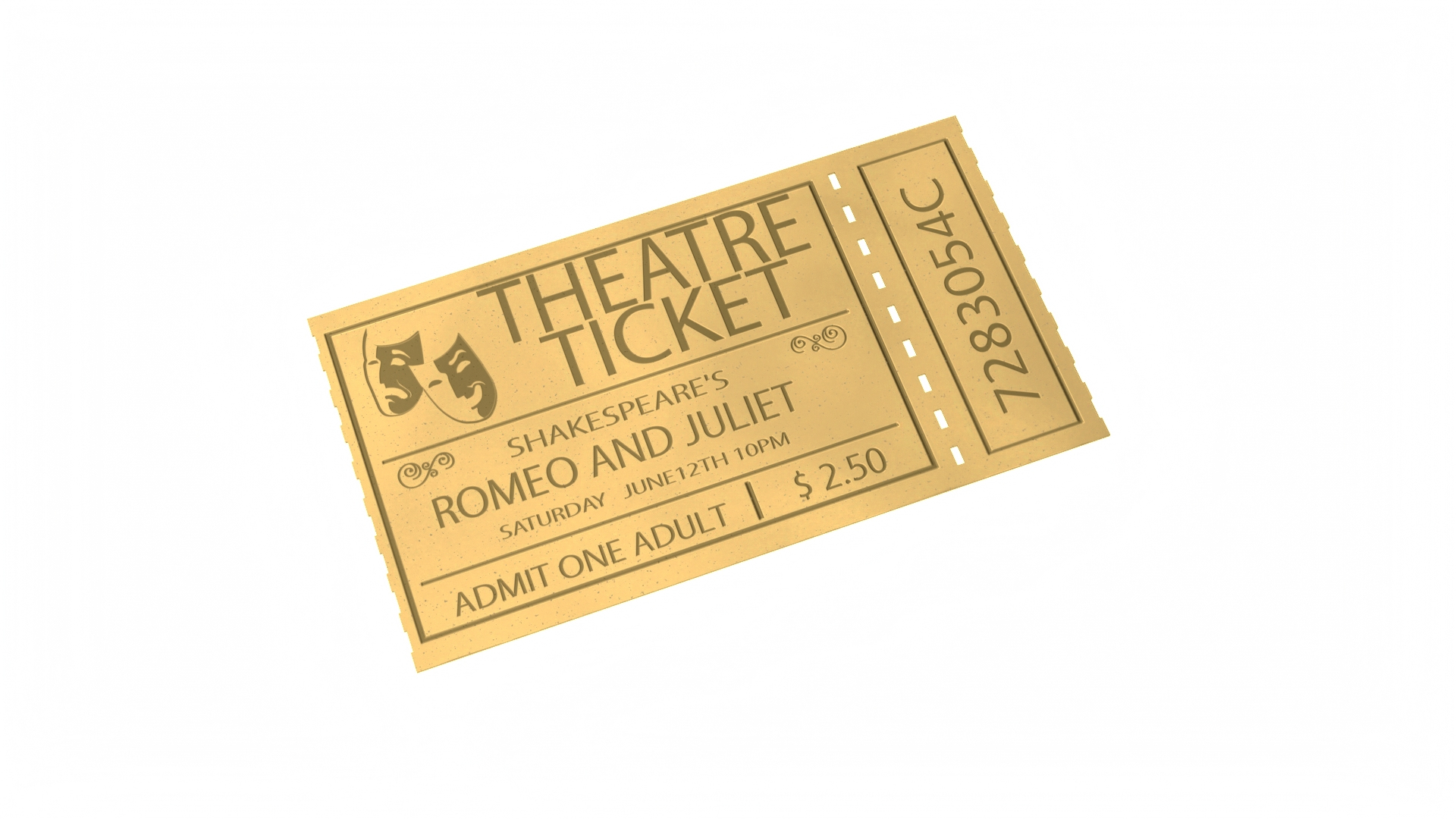Vintage Event Tickets Collection 2 3D - TurboSquid 2249189