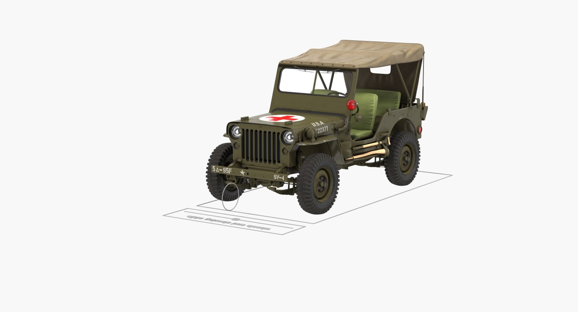 max jeep willys 1944 convertible