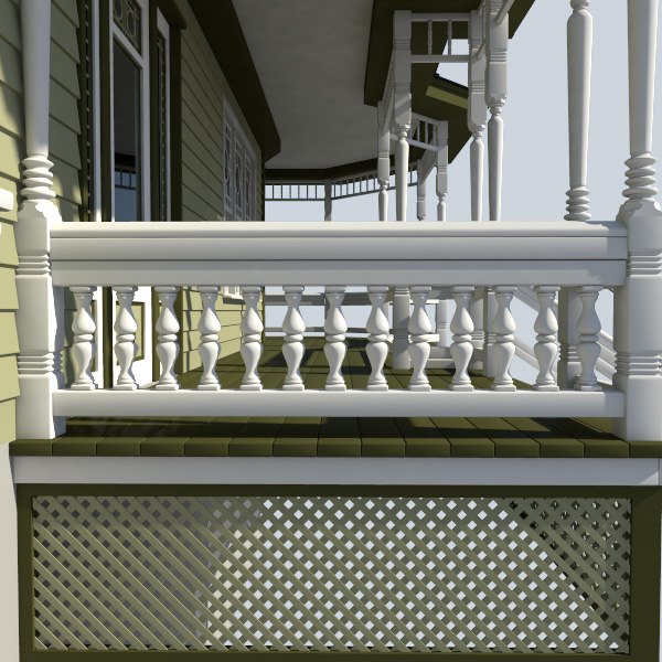 Balustrade 3D Models for Download | TurboSquid
