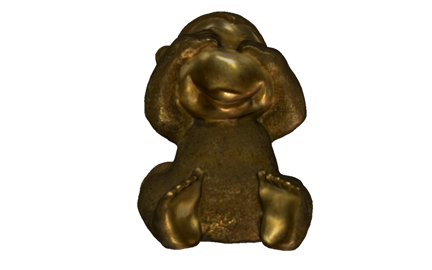 3D metal monkey - TurboSquid 1622462