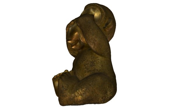 3D metal monkey - TurboSquid 1622462