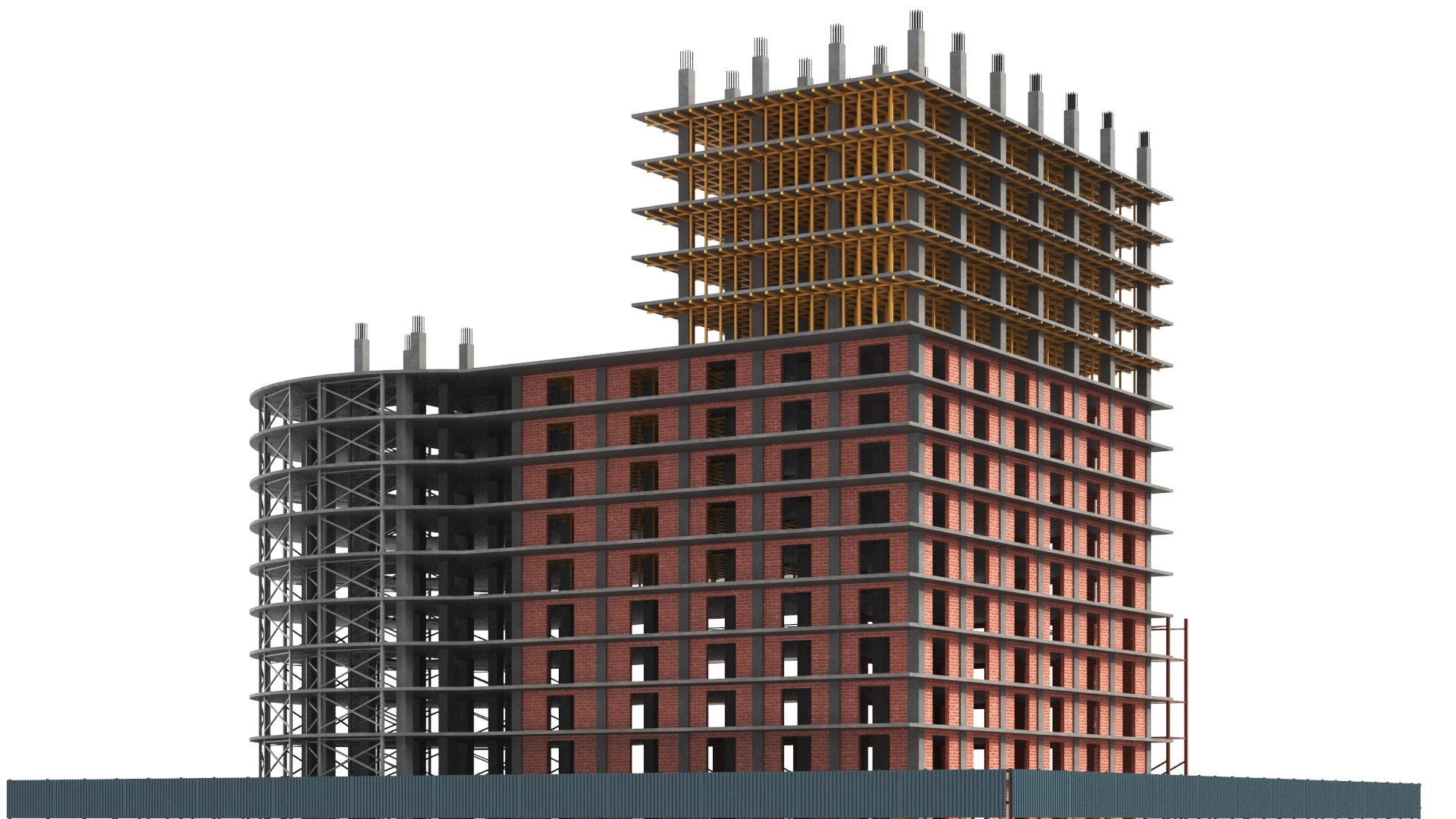 Detailed Construction Site 3D Model - TurboSquid 2251126