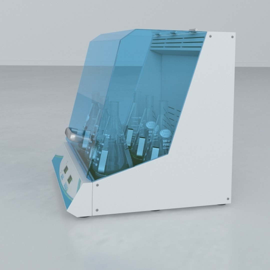 Incu-shaker Non-slip Rubber Flat 3D Model - TurboSquid 1227892