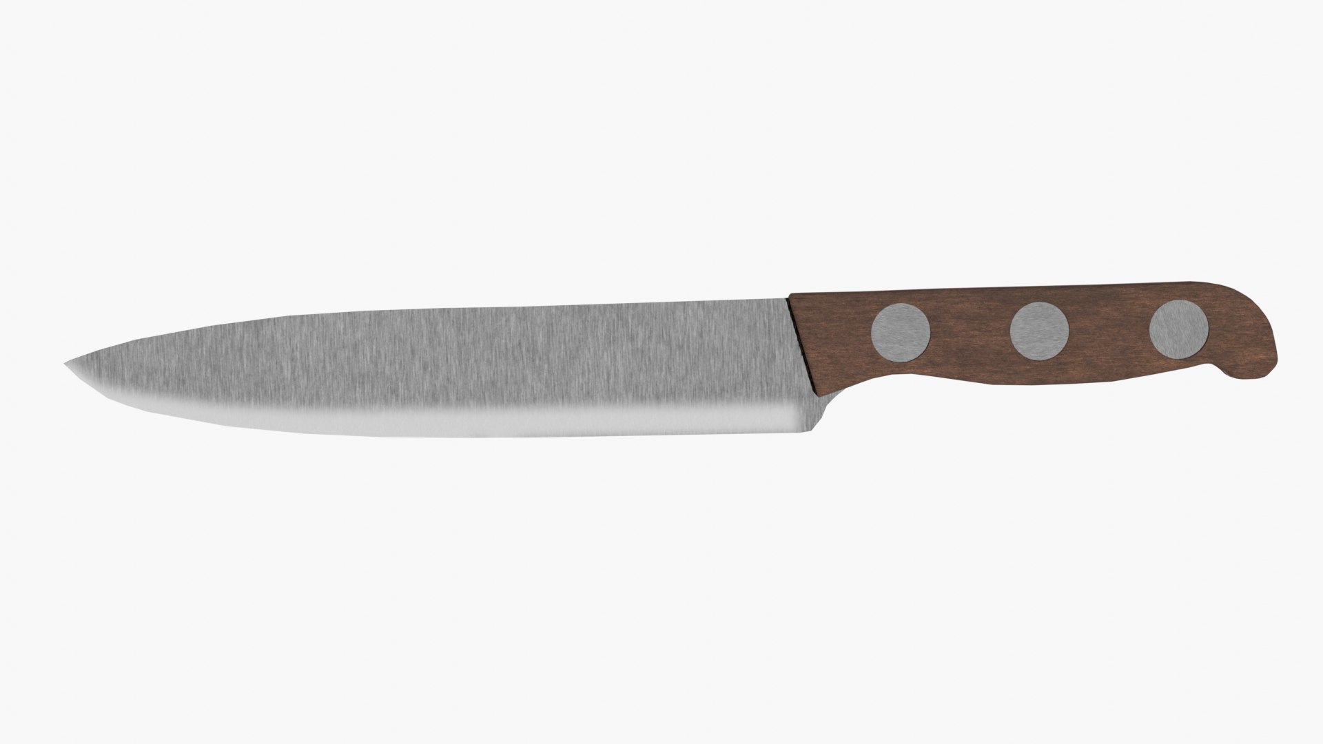 Metallic Kitchen Knife Model - TurboSquid 2158554
