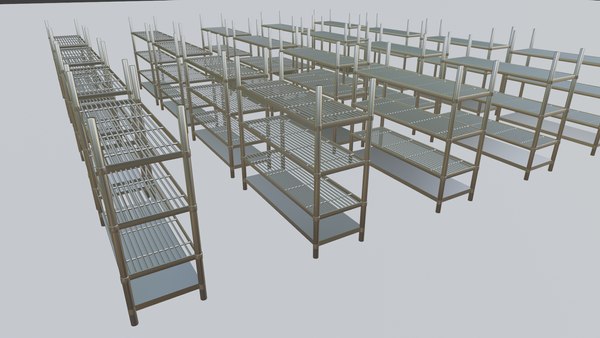 3D Storage Rack - TurboSquid 1769078