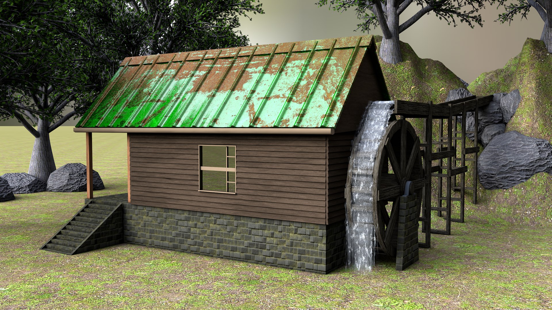 Grist old 3D - TurboSquid 1383170