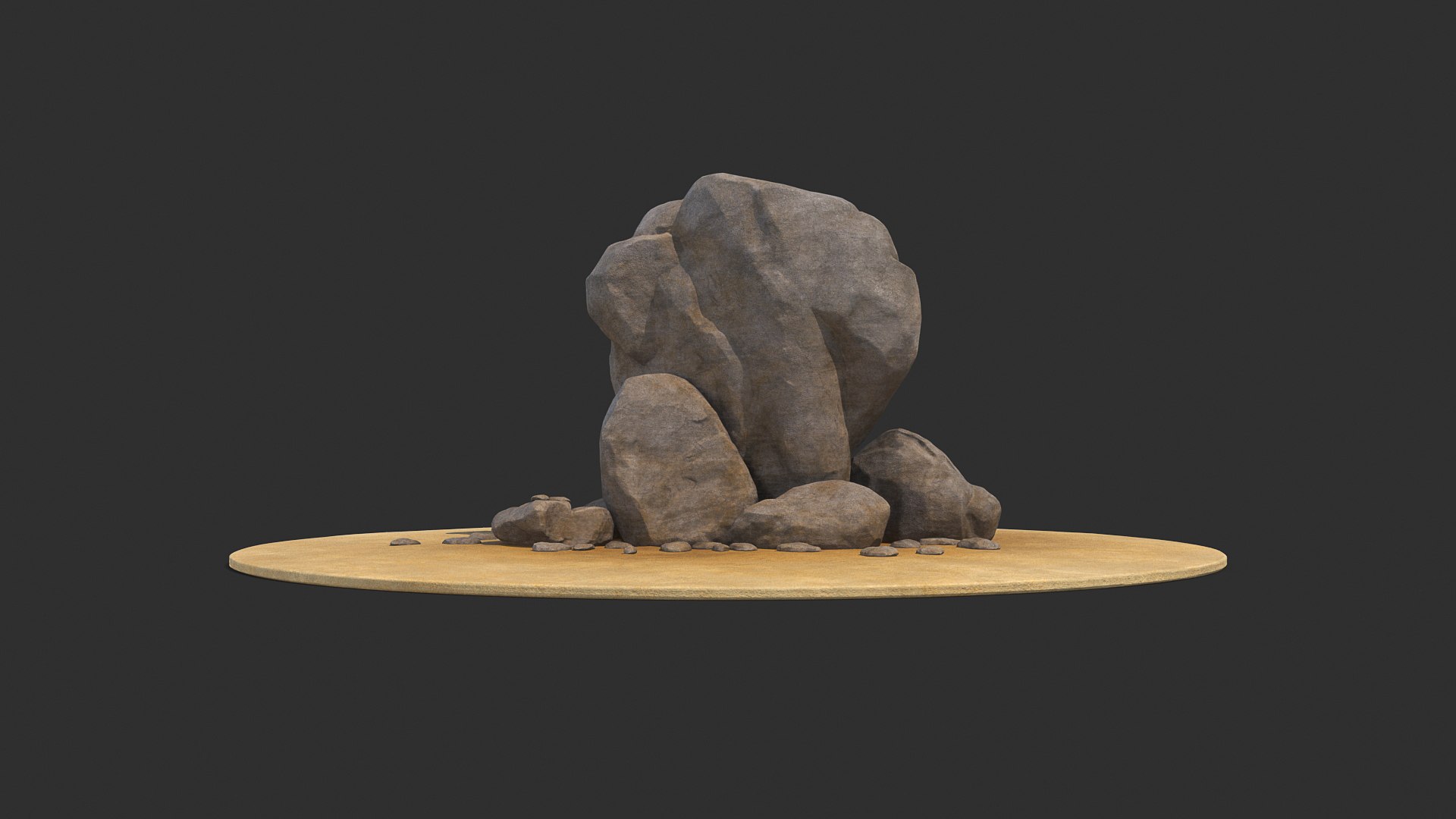 3D Model Rock V39 - TurboSquid 1852113