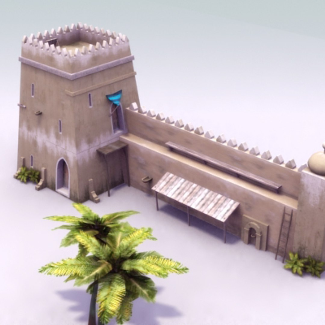 Islamic Tower 3d Max