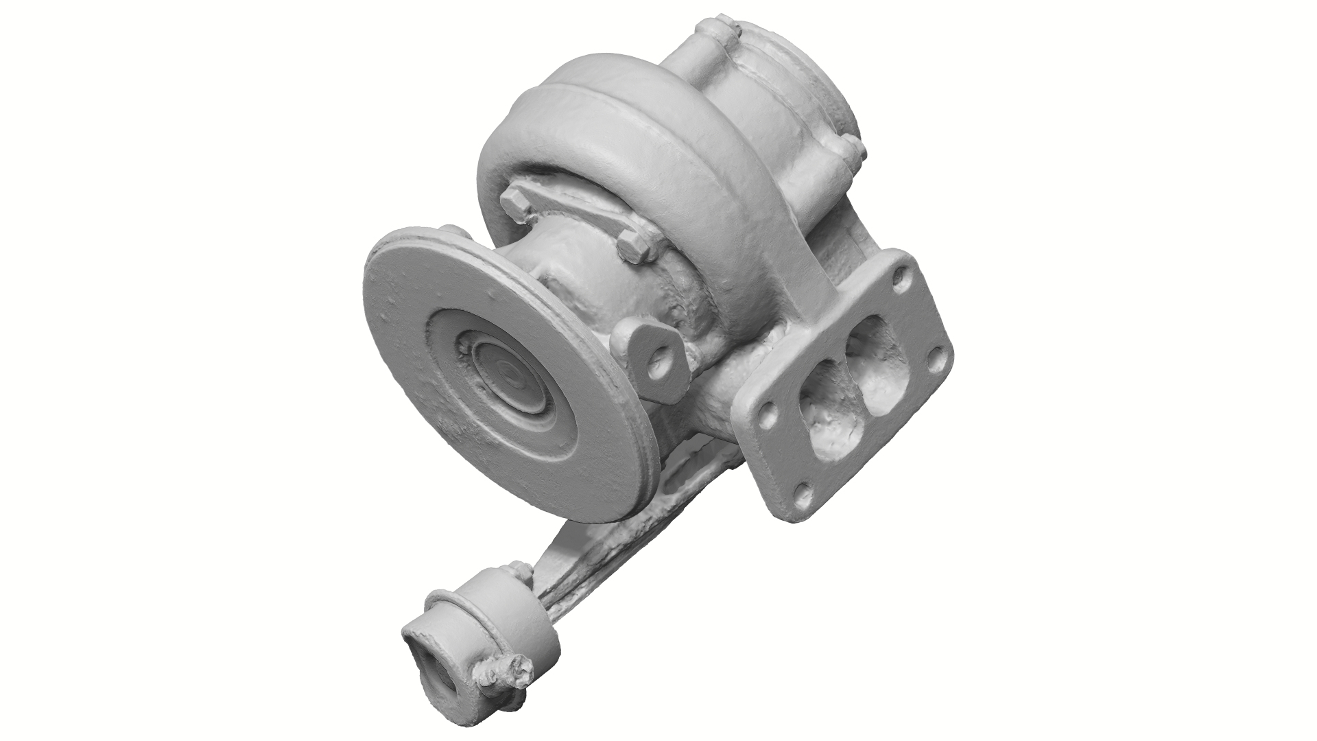 Rusty Turbocharger Raw Scanned 3D Model - TurboSquid 1805224