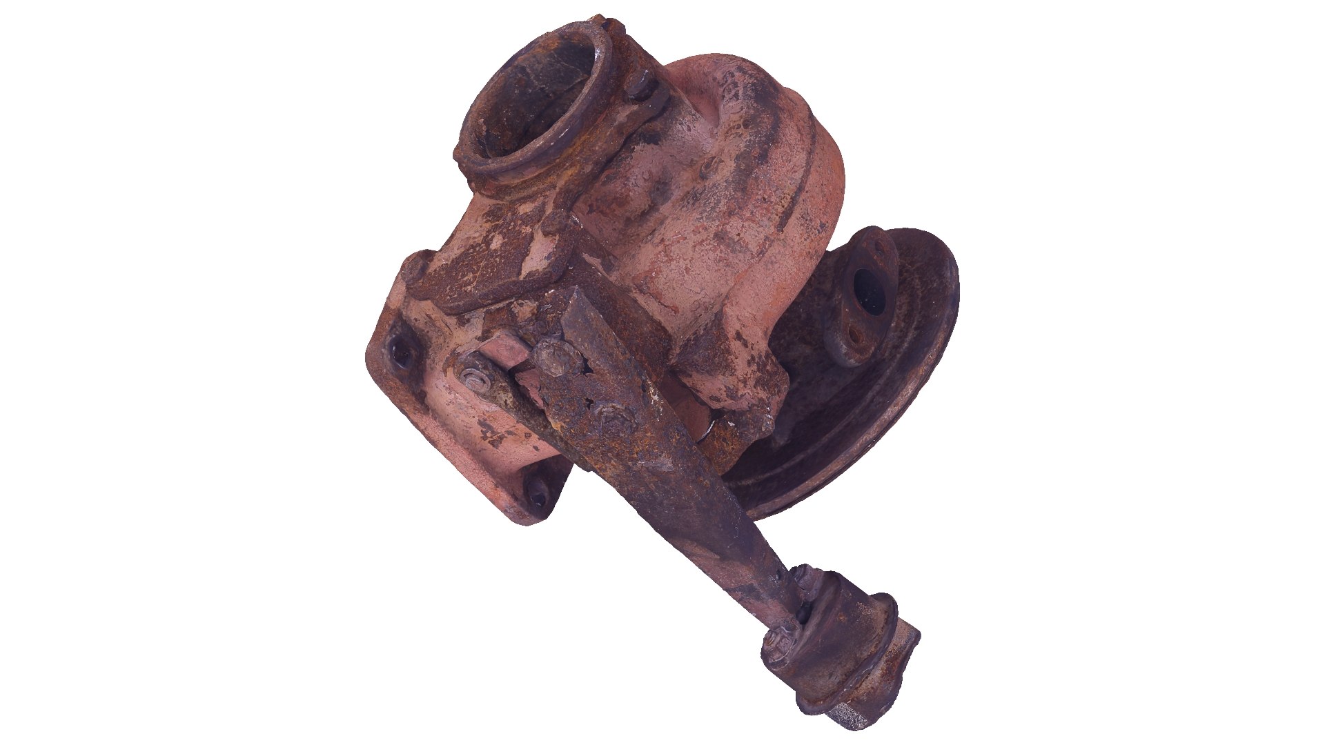 Rusty Turbocharger Raw Scanned 3D Model - TurboSquid 1805224