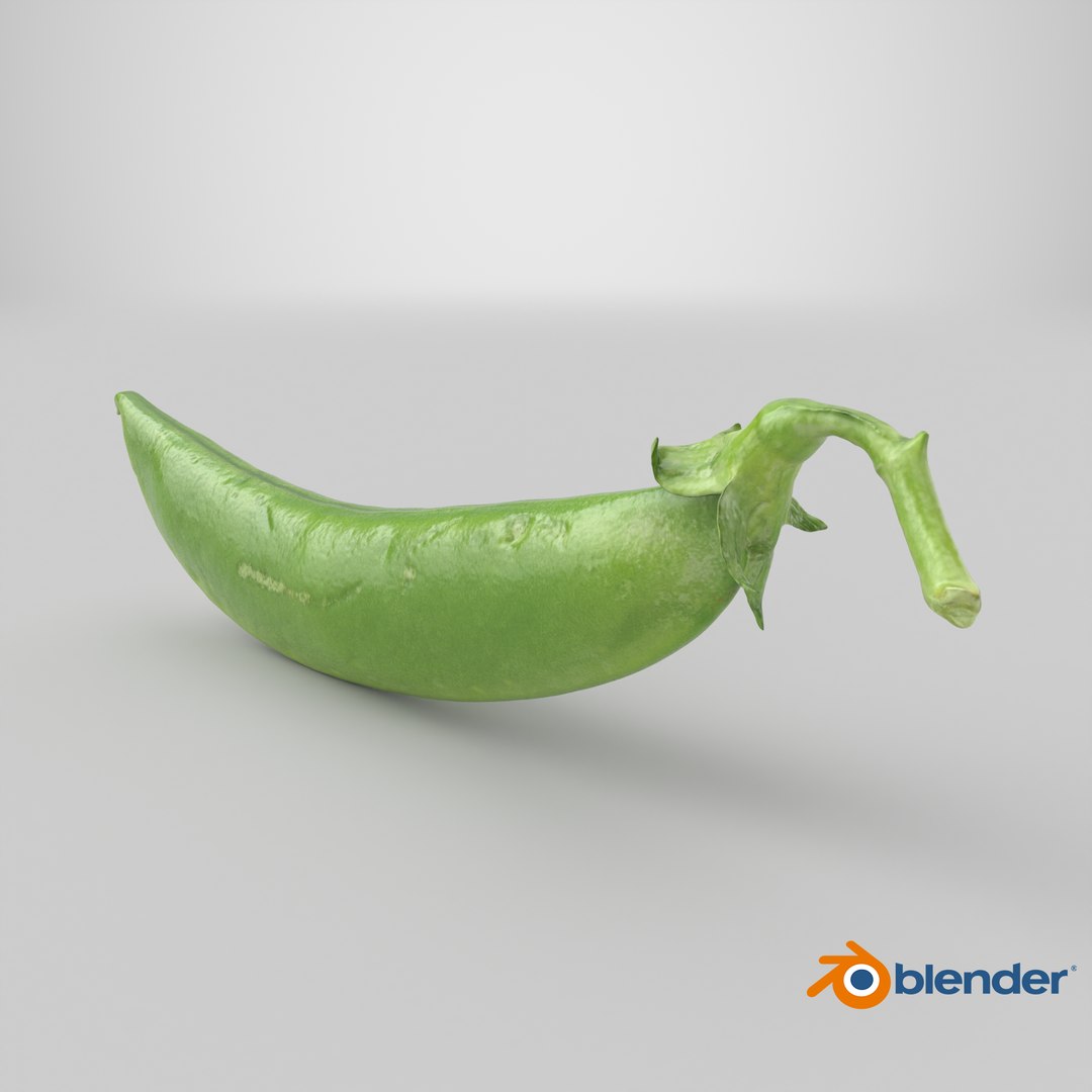 Snap Pea 02 3D Model - TurboSquid 2250015