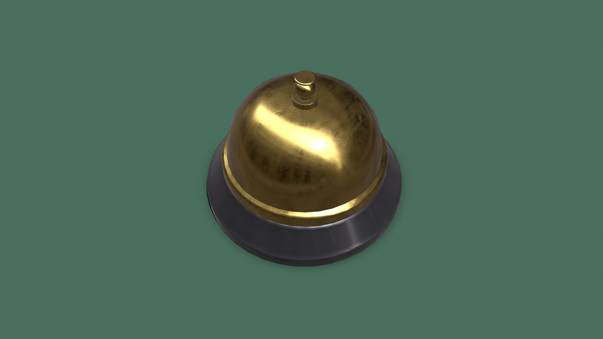 3D Service Bell Low-poly PBR Model - TurboSquid 2119519