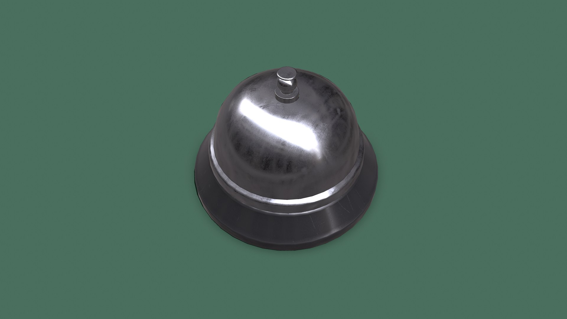 3D Service Bell Low-poly PBR Model - TurboSquid 2119519