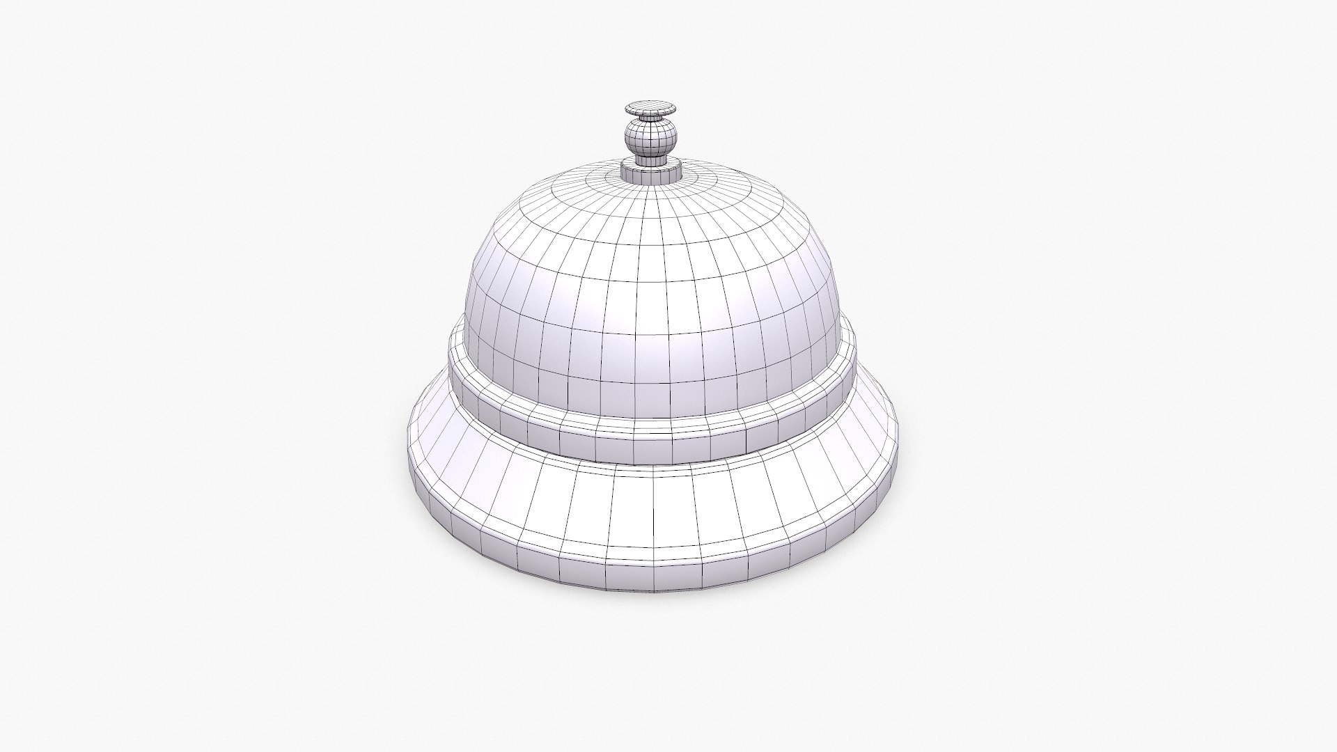 3D Service Bell Low-poly PBR Model - TurboSquid 2119519