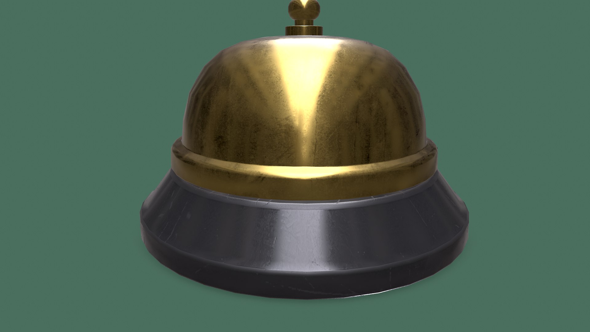 3D Service Bell Low-poly PBR Model - TurboSquid 2119519