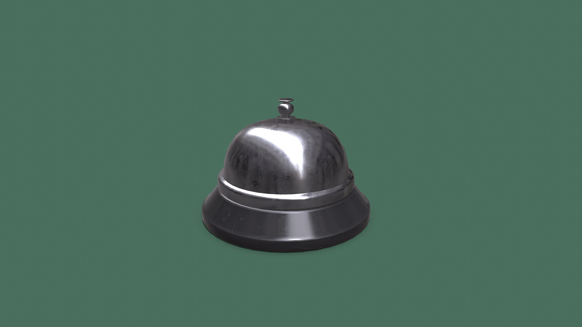 3D Service Bell Low-poly PBR Model - TurboSquid 2119519