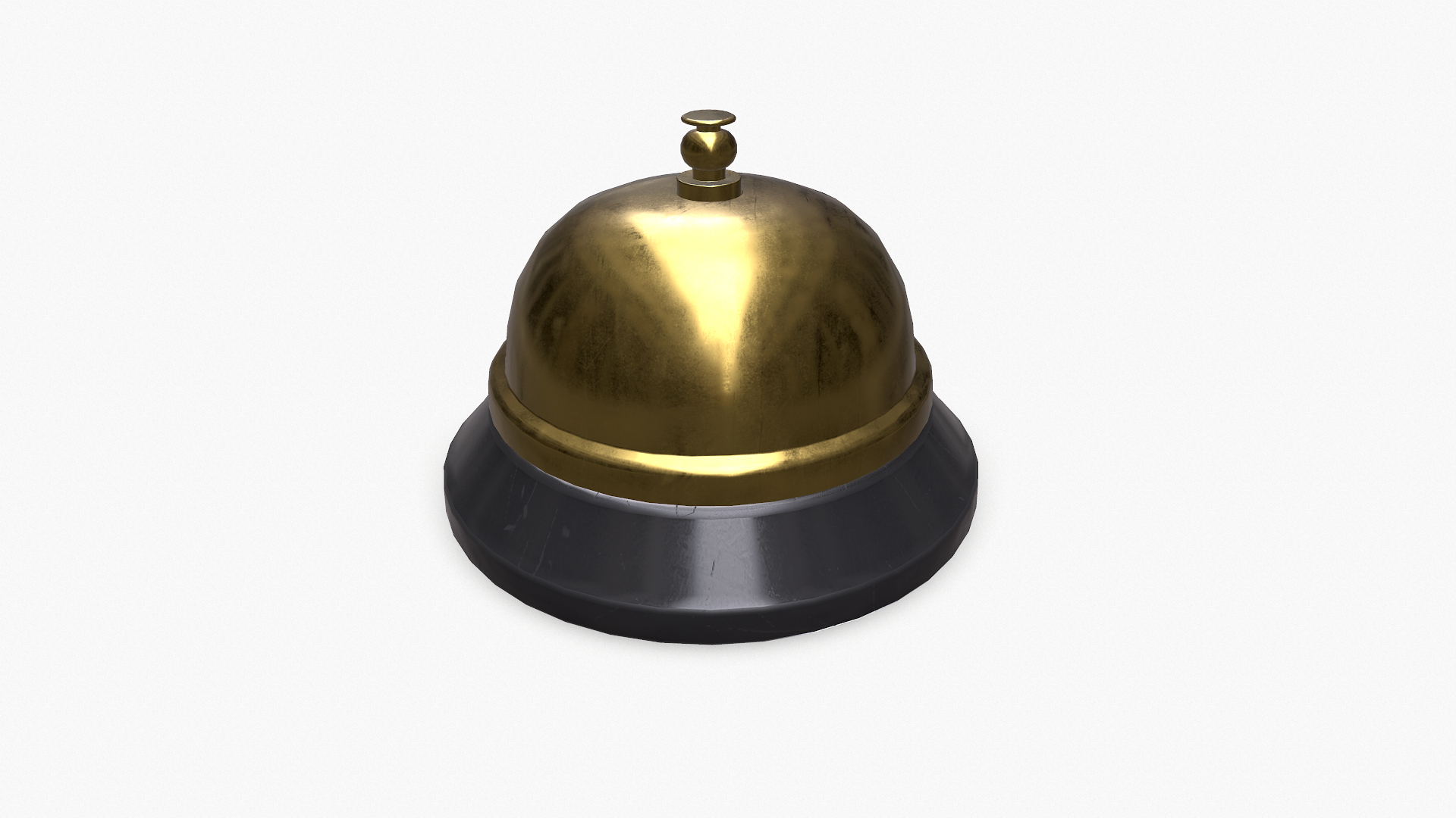 3D Service Bell Low-poly PBR Model - TurboSquid 2119519
