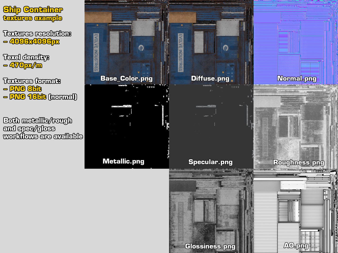 20ft Cargo Container Pack With Interior Realtime 3D - TurboSquid 2258859