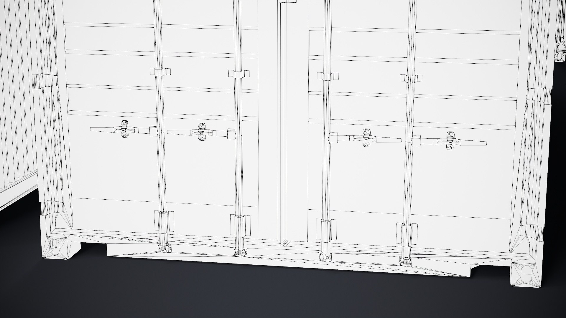 20ft Cargo Container Pack With Interior Realtime 3D - TurboSquid 2258859