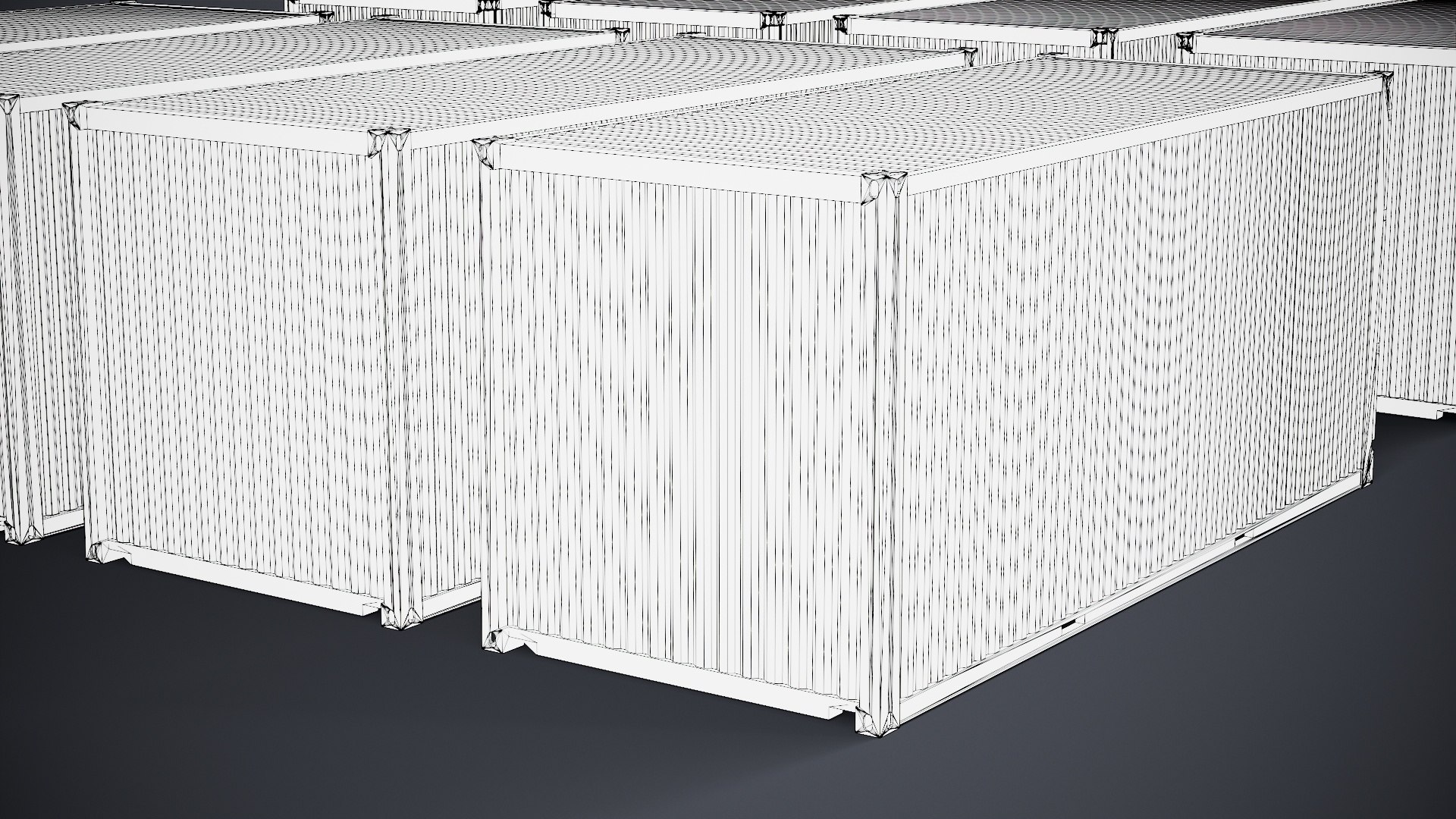20ft Cargo Container Pack With Interior Realtime 3D - TurboSquid 2258859